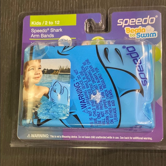 Speedo | Toys | Speedo Begin To Swim Arm Bands Blue Shark New 22 Years ...